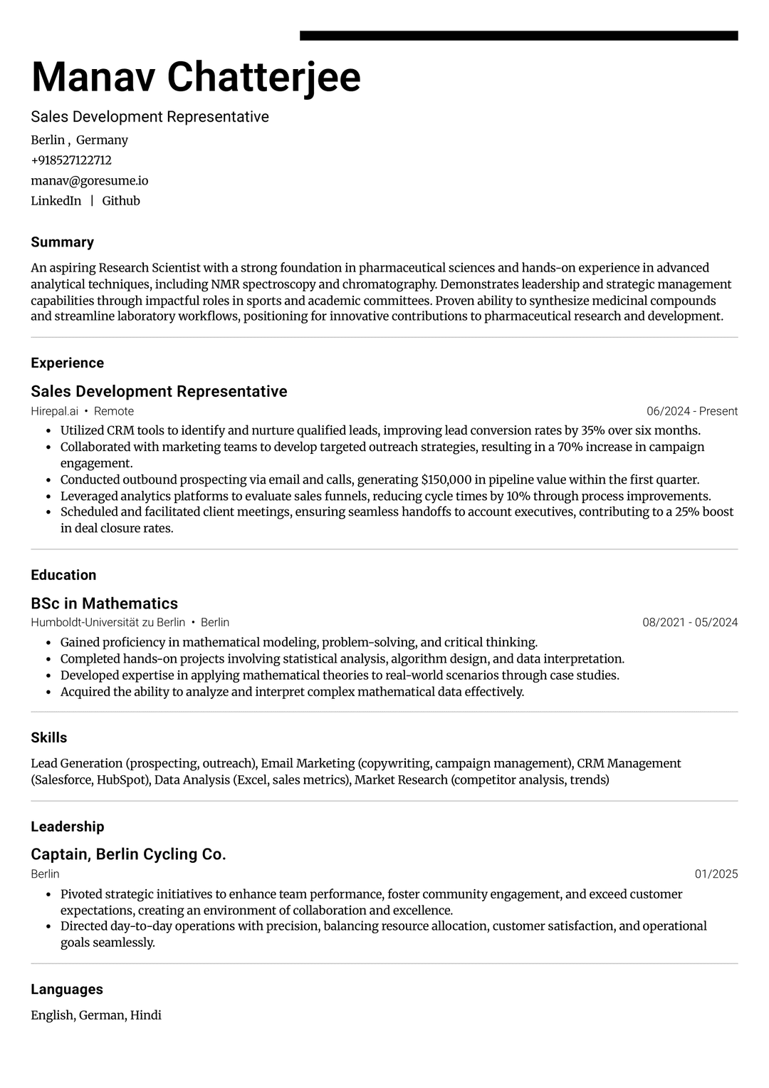 GoResume | Create a Professional Resume in 2 Minutes | ATS‑Ready Templates