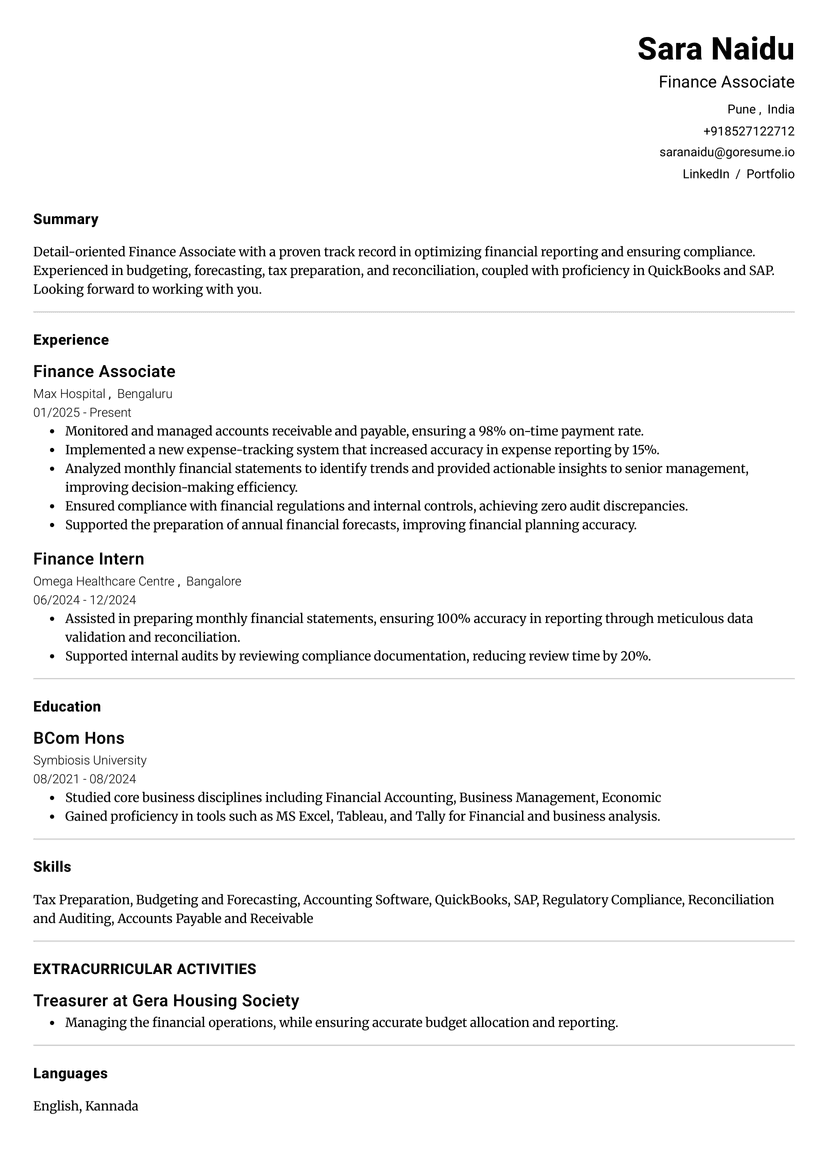 GoResume | Create a Professional Resume in 2 Minutes | ATS-Ready Templates