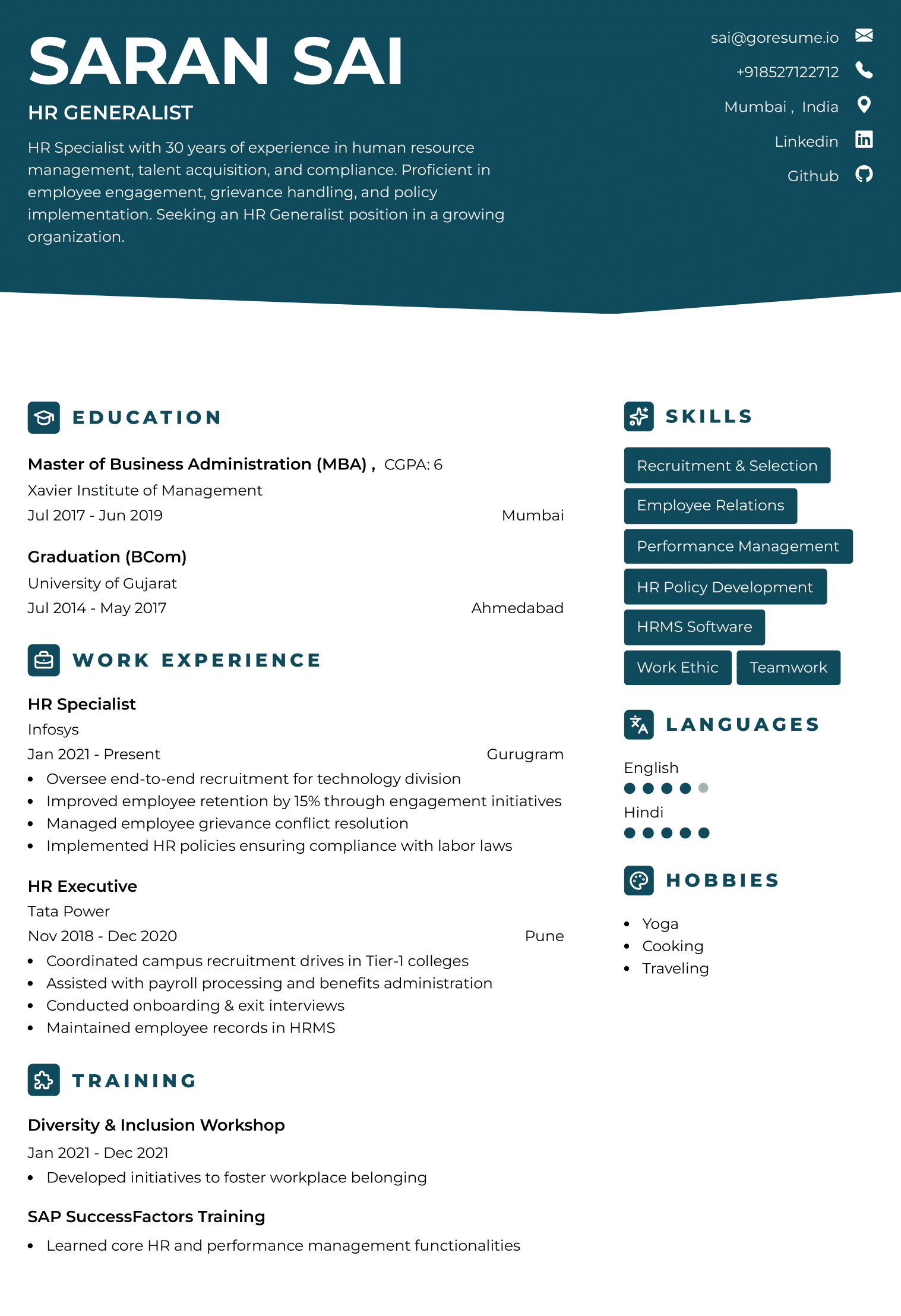 GoResume | Create a Professional Resume in 2 Minutes | ATS-Ready Templates