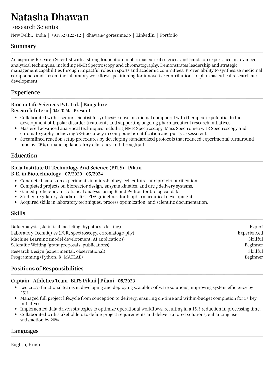 GoResume | Create a Professional Resume in 2 Minutes | ATS‑Ready Templates