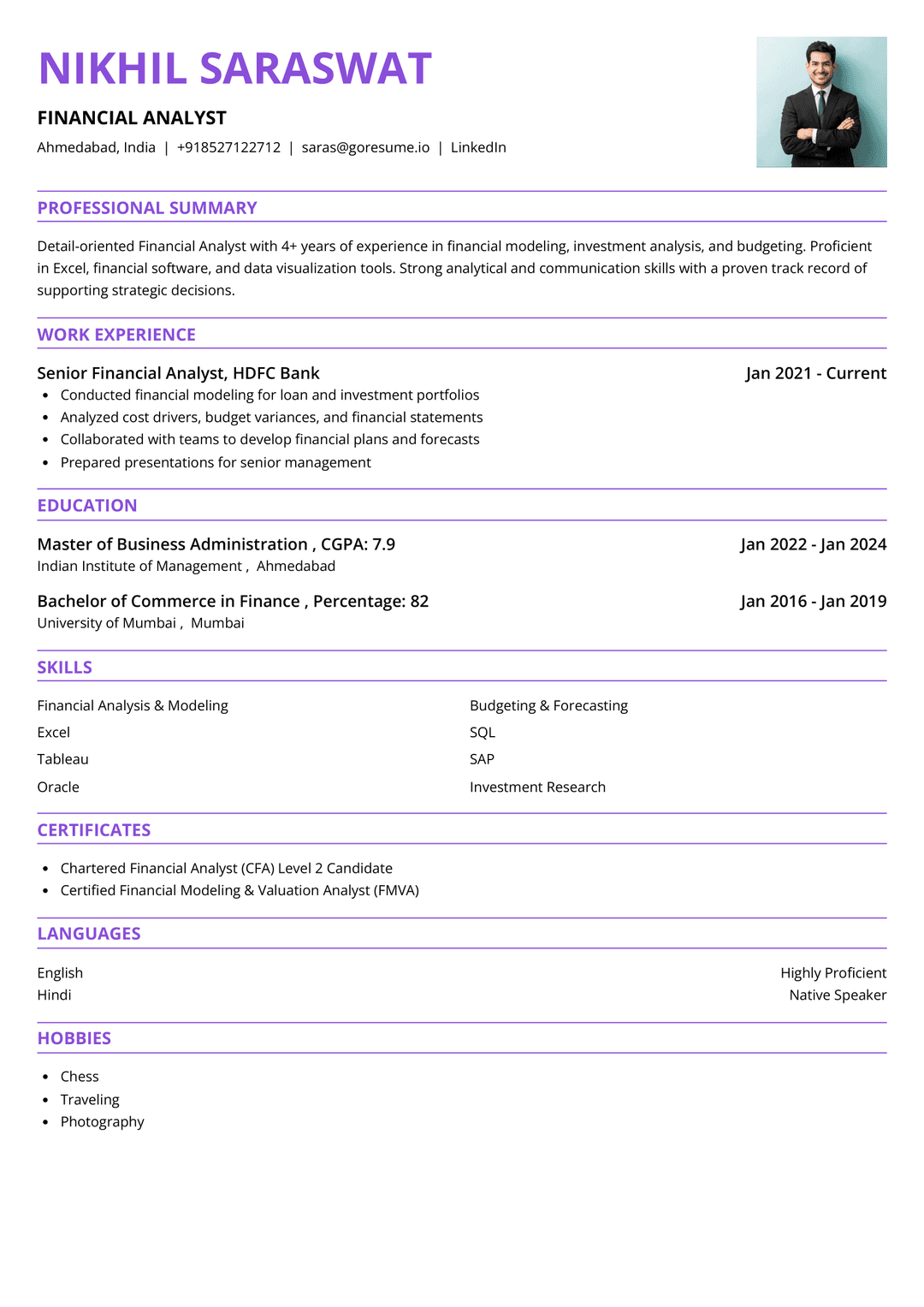 GoResume | Create a Professional Resume in 2 Minutes | ATS-Ready Templates